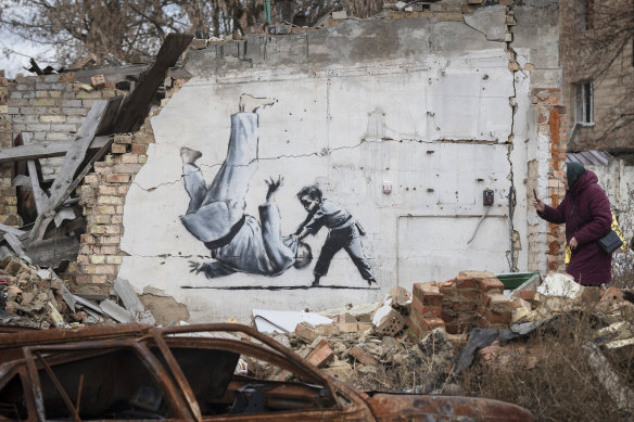 Russia-Ukraine war: Banksy art sighted on walls near Kyiv