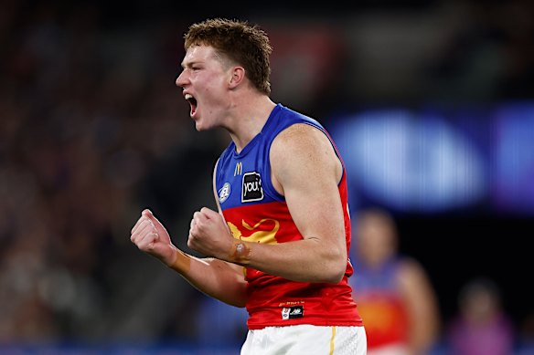 AFL: How Brisbane Lions star Logan Morris burst out of Joe Daniher’s shadow