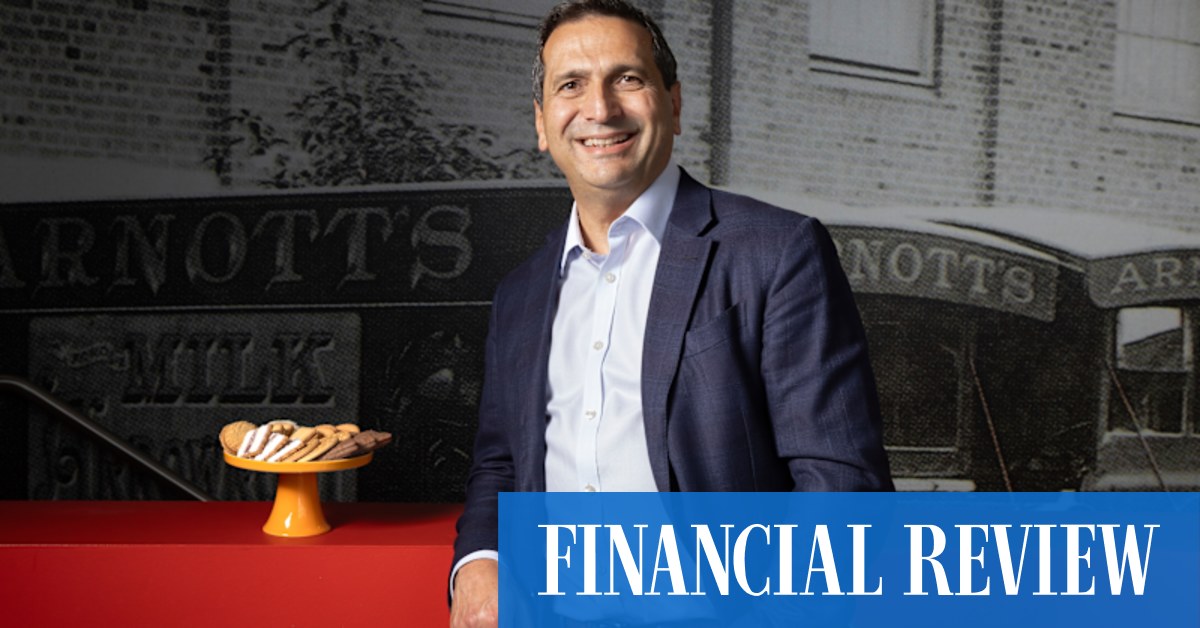 Tim Tam man: Arnott’s CEO George Zoghbi is aiming for world domination