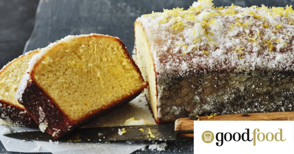 Dairy-free baking: Lemon loaf cake recipe with vanilla sugar crust