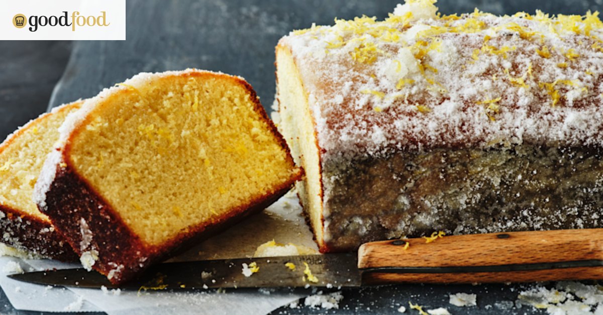 Dairy-free baking: Lemon loaf cake recipe with vanilla sugar crust