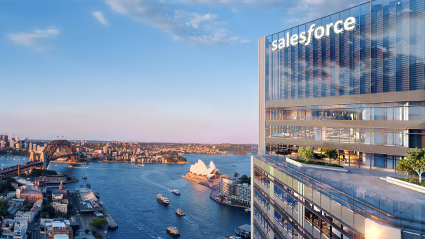Salesforce get naming rights on Sydney's tallest office building
