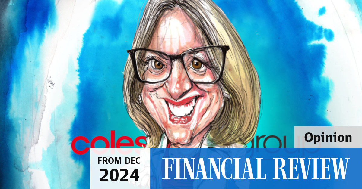 Coles CEO Leah Weckert named one of The Australian Financial Review ...