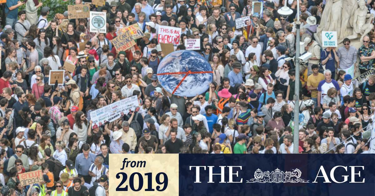 Global climate strike Melbourne: Students rally in Melbourne CBD