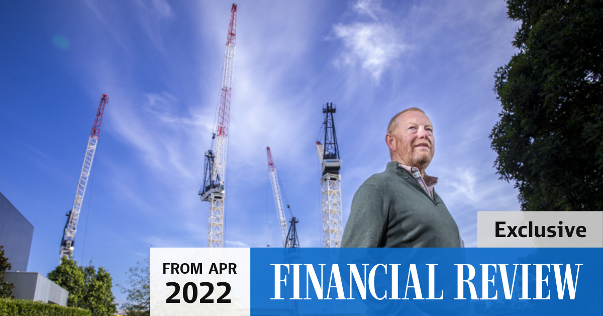 Max Beck gets back on the tools to complete Caulfield Village