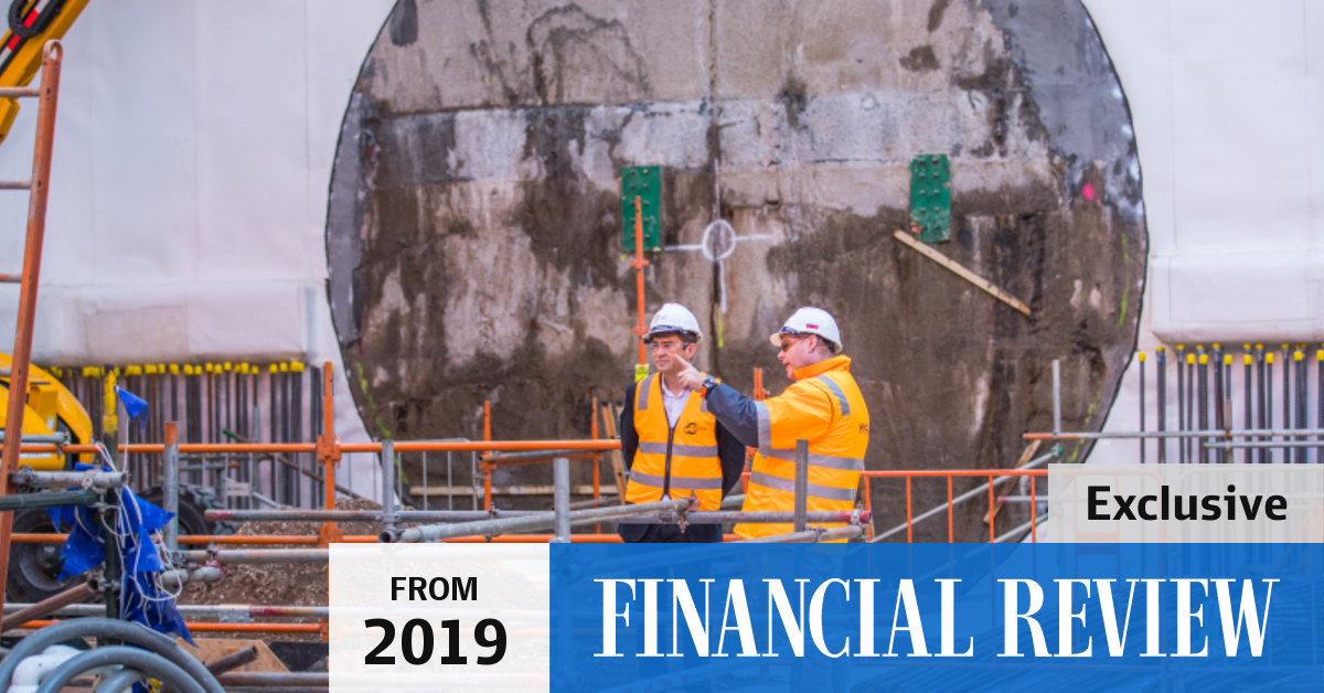 Tunnelling the biggest risk in $288b infrastructure pipeline