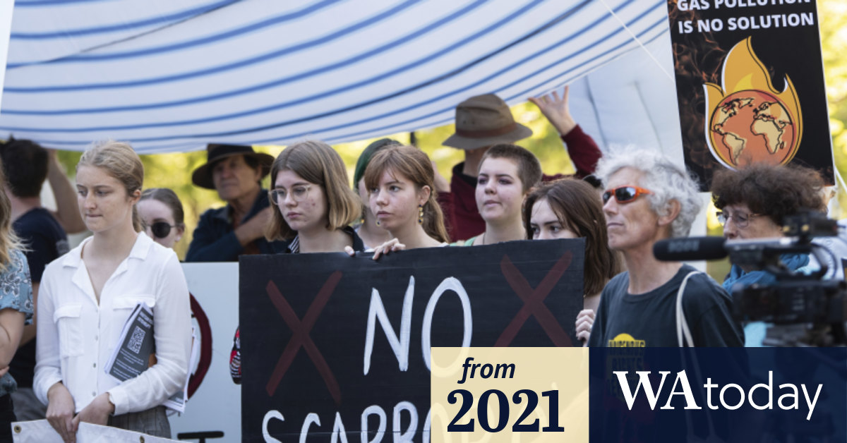 Fringe artists, activists protest Woodside headquarters ahead of AGM