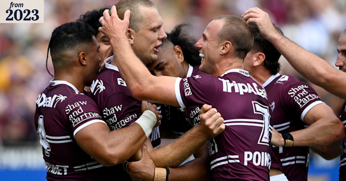 NRL 2023: Manly Sea Eagles thrash Canterbury Bulldogs at 4 Pines Park