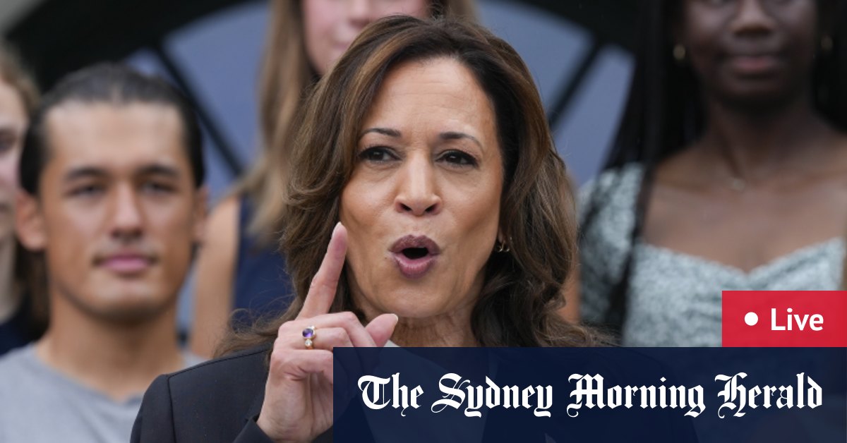 Australia news LIVE: Kamala Harris breaks campaign fundraising record ...