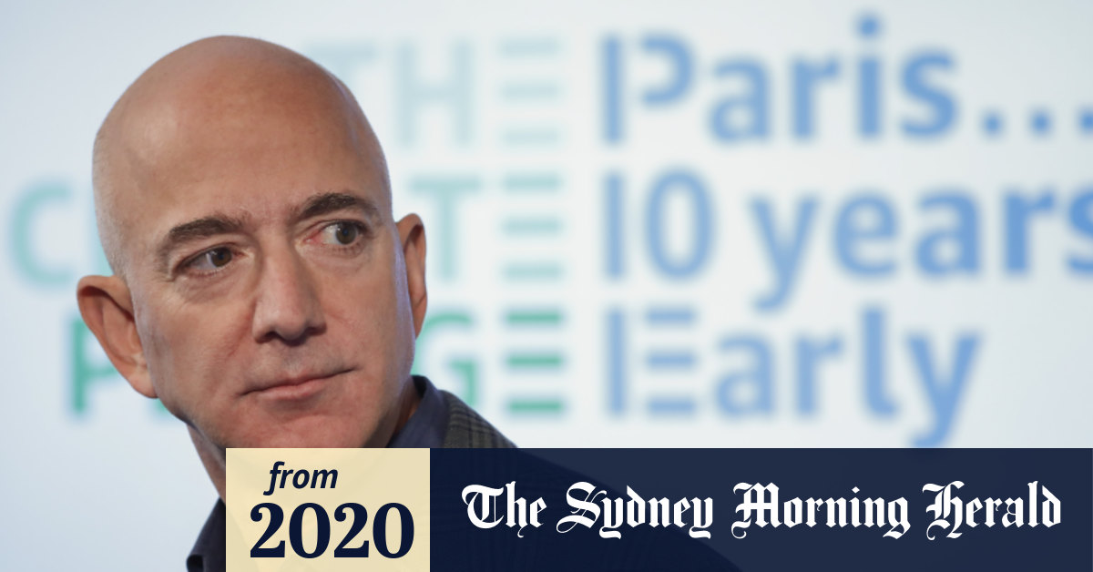 Jeff Bezos starting the Earth Fund to fight climate change