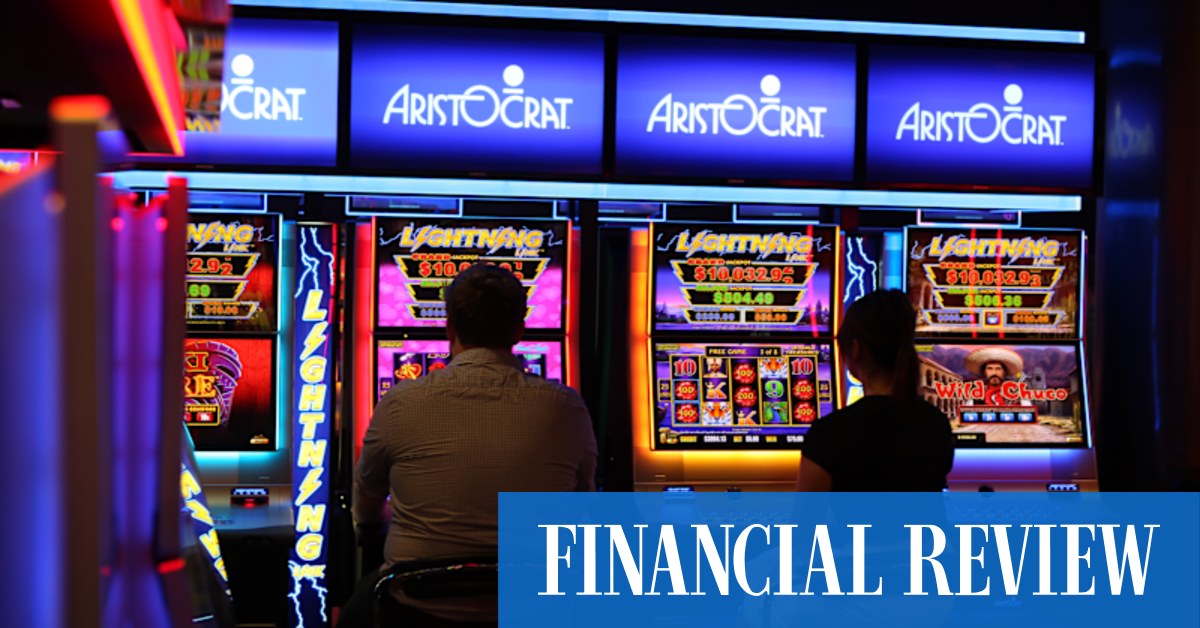 Aristocrat eyes M&A as US, Australian poker machine sales soar