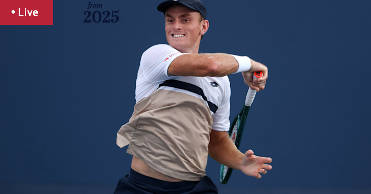 Alex de Minaur vs Christopher O’Conell US Open Tennis: Australian ...