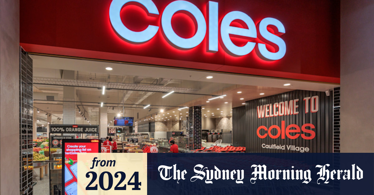 Coles staff told to ‘assist’ shoppers in scanning bulky items at self ...