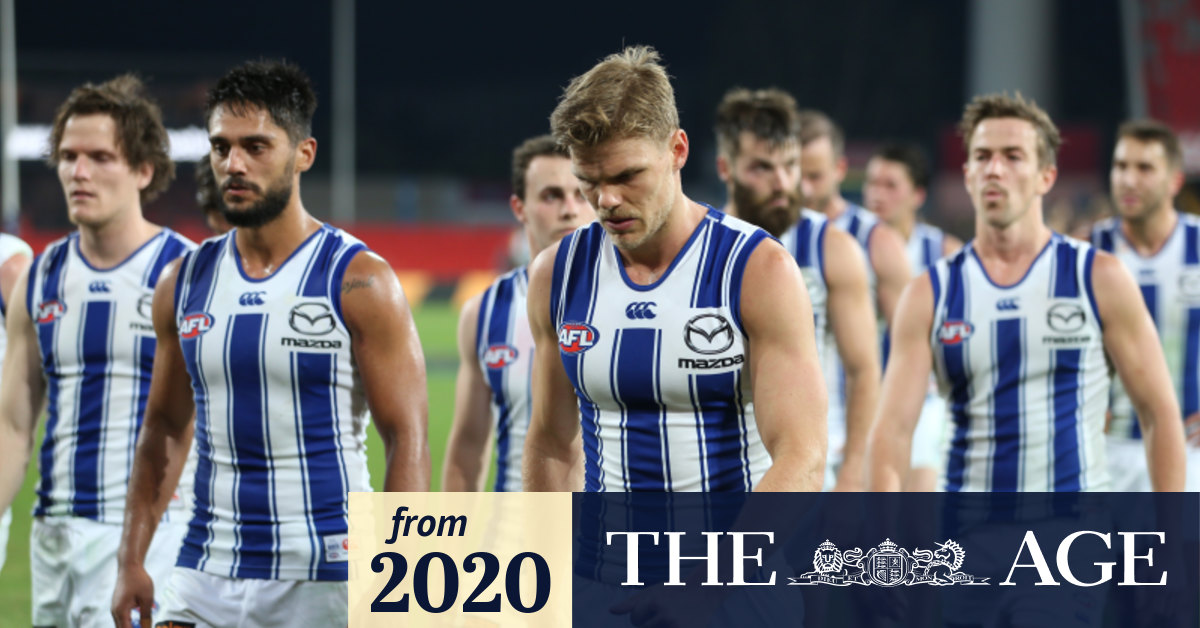 AFL 2020: North Melbourne coach Rhyce Shaw on his team's loss to ...