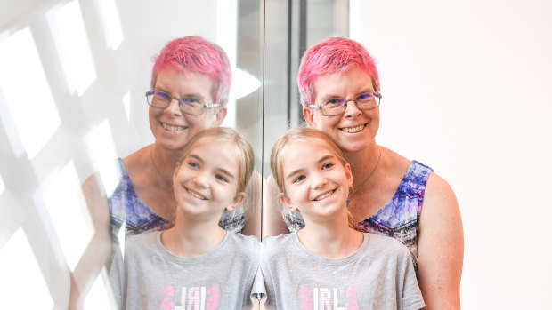 Girls and their mums learning coding for equality