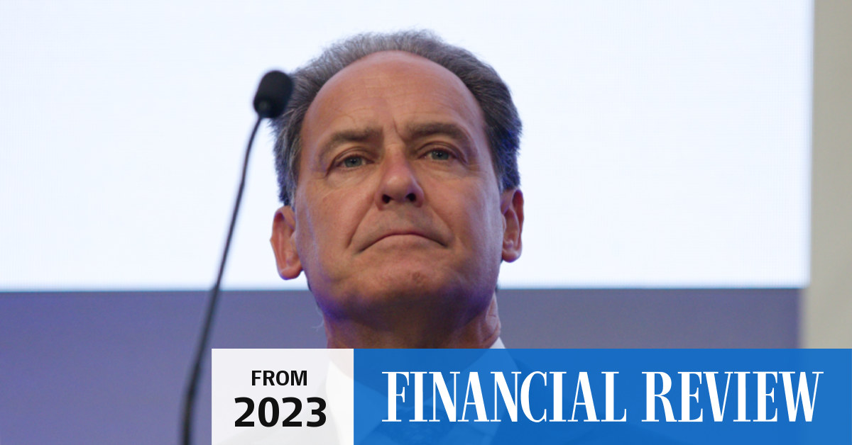 Gyrating RBA director Mark Barnaba helps surprise Malcolm McCusker