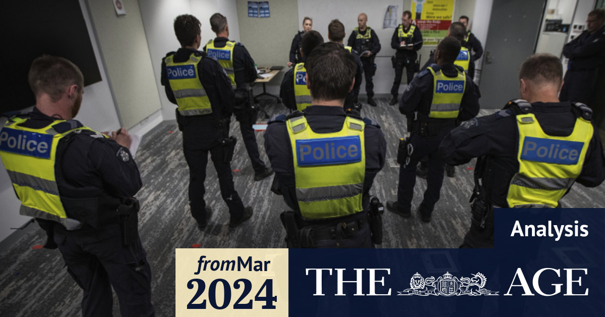 Inside the Victoria Police’s public order response team