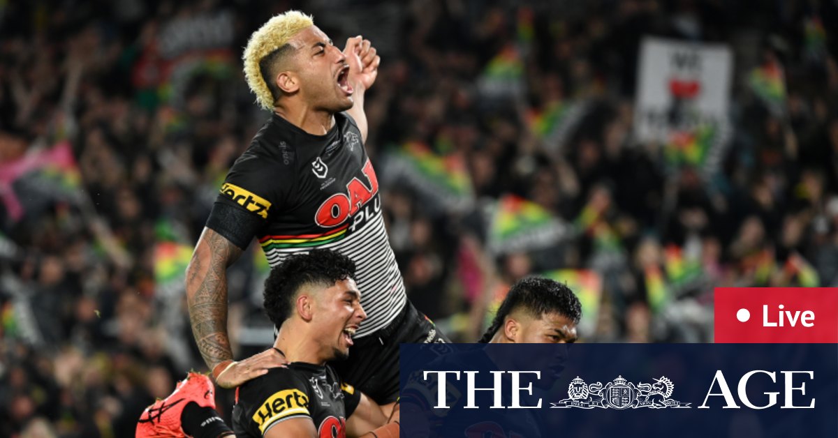 NRL Finals 2022 As It Happened: Penrith Panthers To Face Parramatta ...