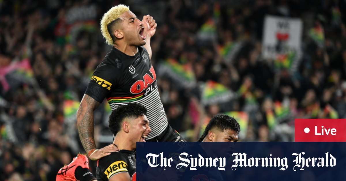 NRL finals 2022 LIVE updates: Penrith Panthers v South Sydney Rabbitohs ...