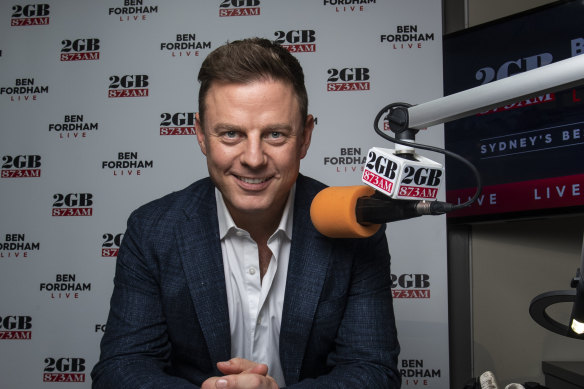 2GB’s Ben Fordham dives in radio ratings on one year anniversary