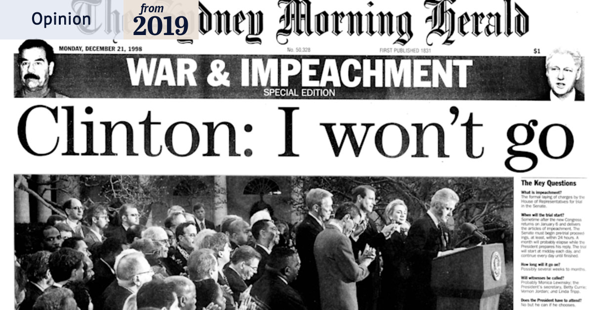 From the Archives 1998: The Herald on Bill Clinton's impeachment