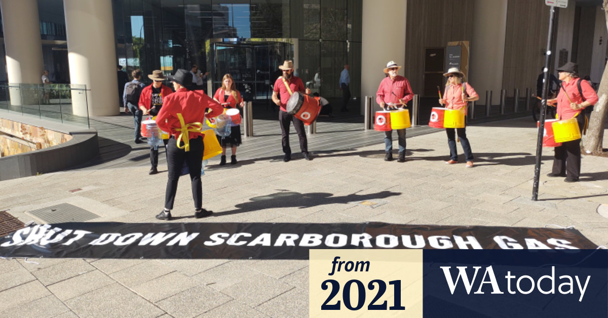 Scarborough gas protests take to Woodside’s Perth headquarters