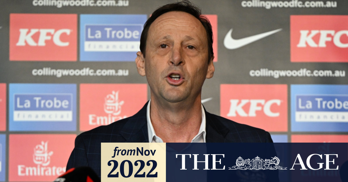 AFL 2023: Collingwood CEO Mark Anderson quits, Graham Wright to act as ...