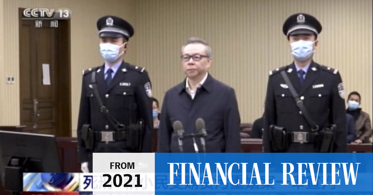 Chinese court sentences ex-banker to death for $120m bribery charge