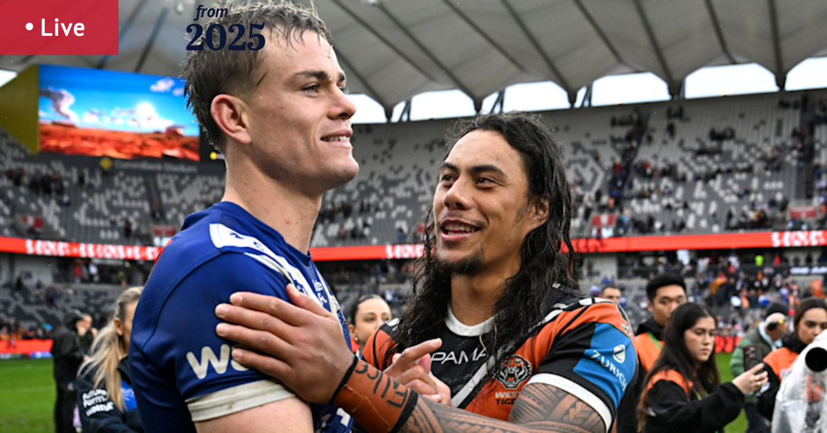 NRL 2025 round 21: Wests Tigers v Canterbury Bulldogs, Lachlan Galvin ...