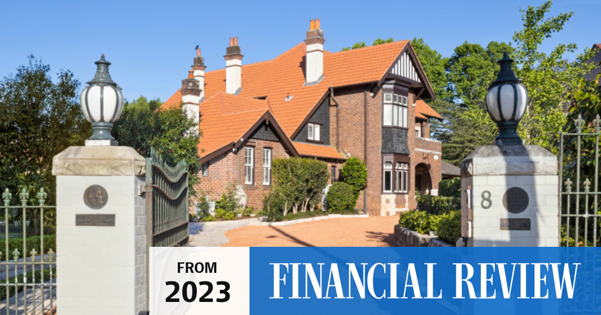 Sydney’s north shore gains $18m listing of home once owned by Doug ...