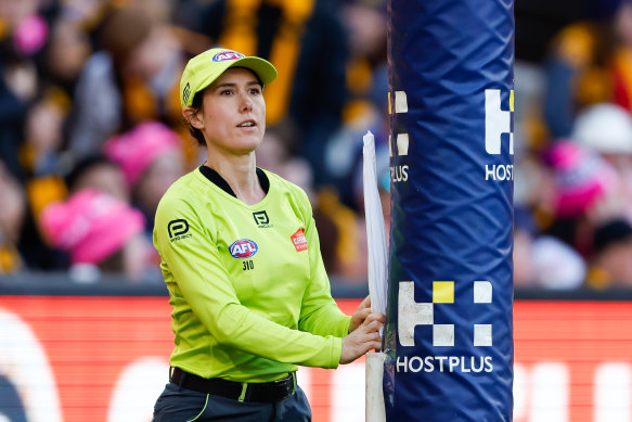 AFL 2024: Goal umpire Chelsea Roffey to reach 300-game milestone in ...