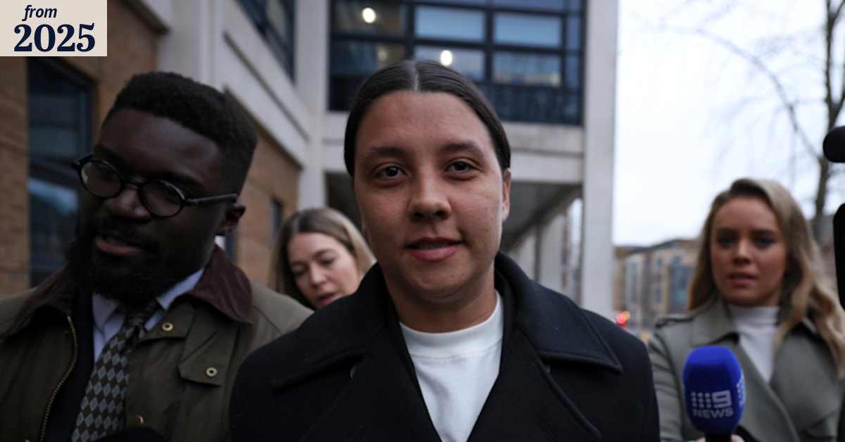 Sam Kerr appears in court in England over racially aggravated ...
