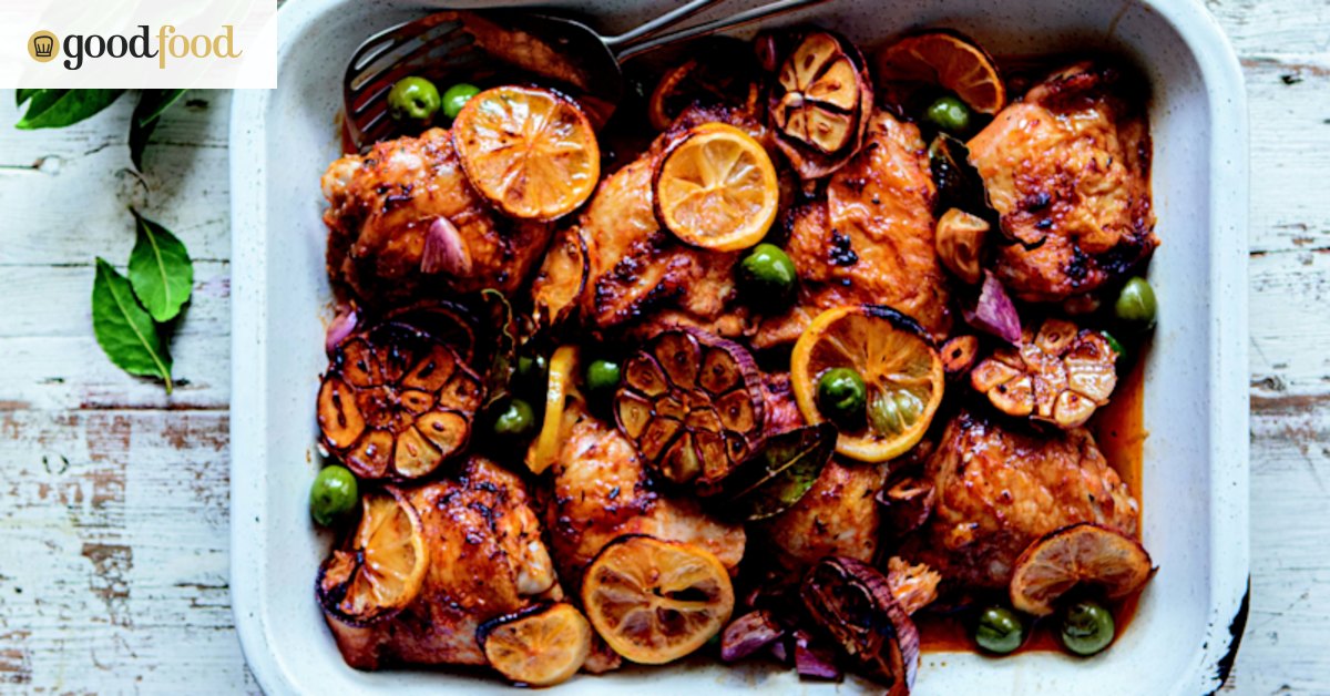 Belinda Jeffery’s easy lemony chicken tray bake recipe