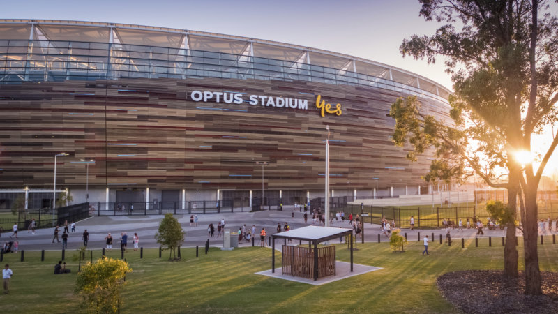 Hundreds of kegs and half a tonne of meat as final puts Optus Stadium ...