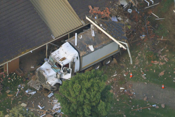 Tower Hill crash: Two dead after truck crashes into house near Warrnambool