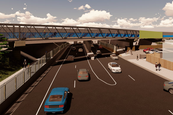 First look at new Woolloongabba bike bridge