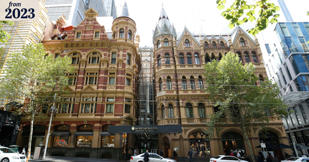 InterContinental Melbourne The Rialto: Collins Street landmark ...