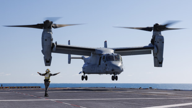 US Marines: Australian troops will continue to fly on V-22 Osprey aircraft after a deadly crash ...