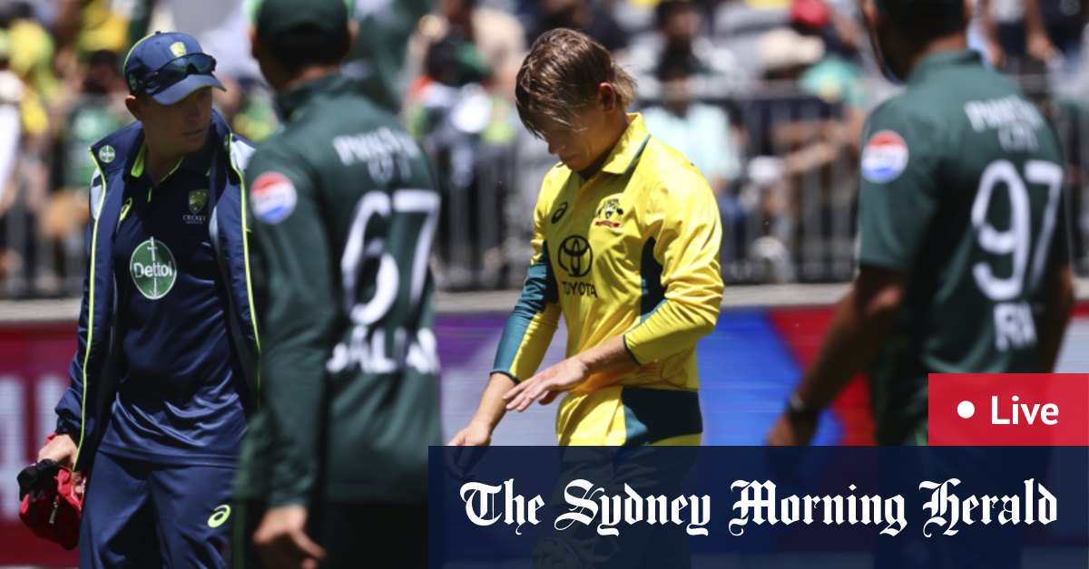 Australia v Pakistan ODI LIVE updates: Perth Stadium scores, teams ...