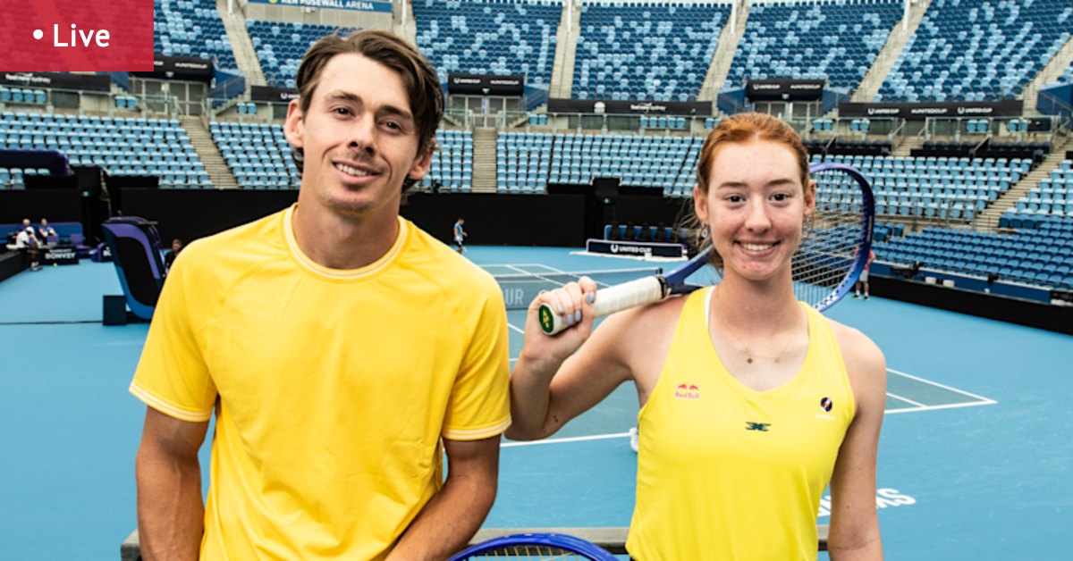 United Cup 2026 LIVE: Alex de Minaur and Storm Hunter in action for ...