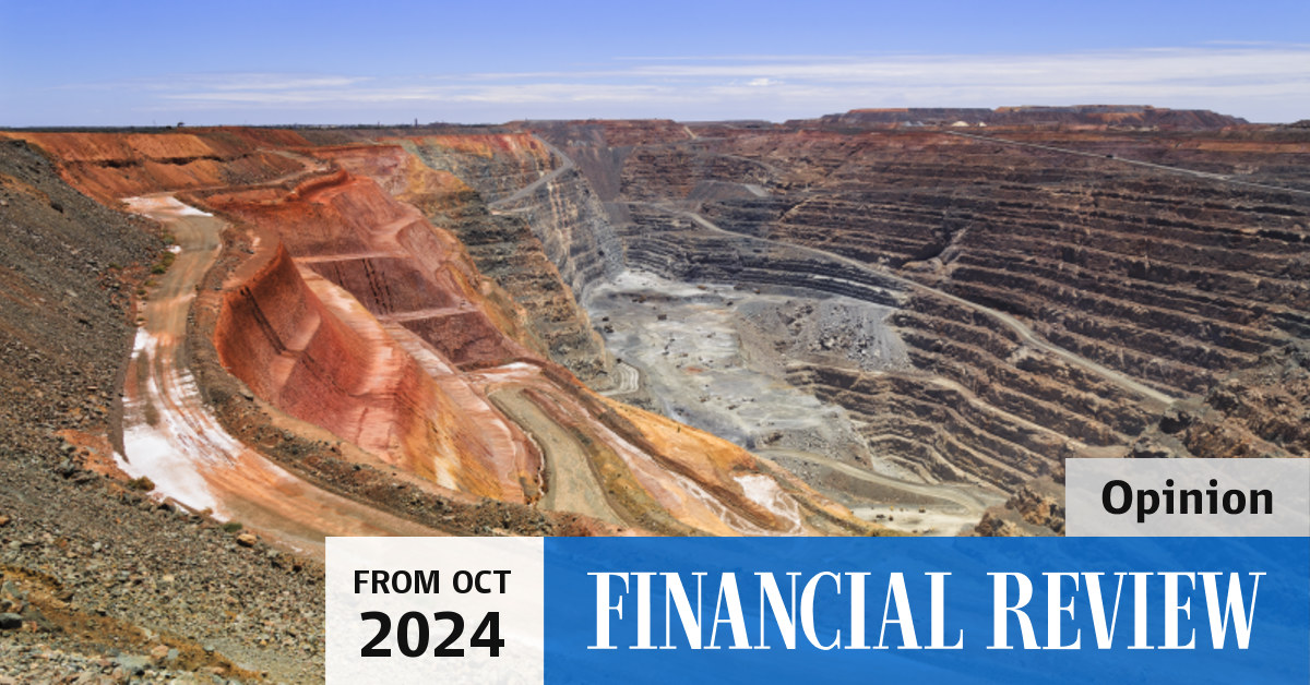 Why mining lies at the heart of Australia’s productivity problem