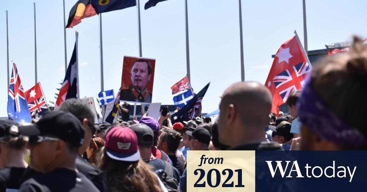 WA COVID: Protesters rally at WA Parliament as state hits first ...
