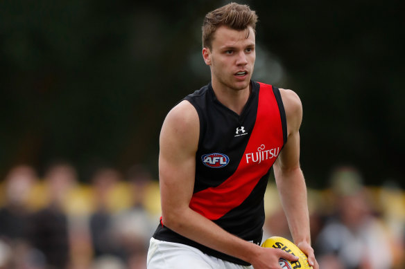 AFL 2021: Essendon Bombers’ Jordan Ridley on track after minor calf injury