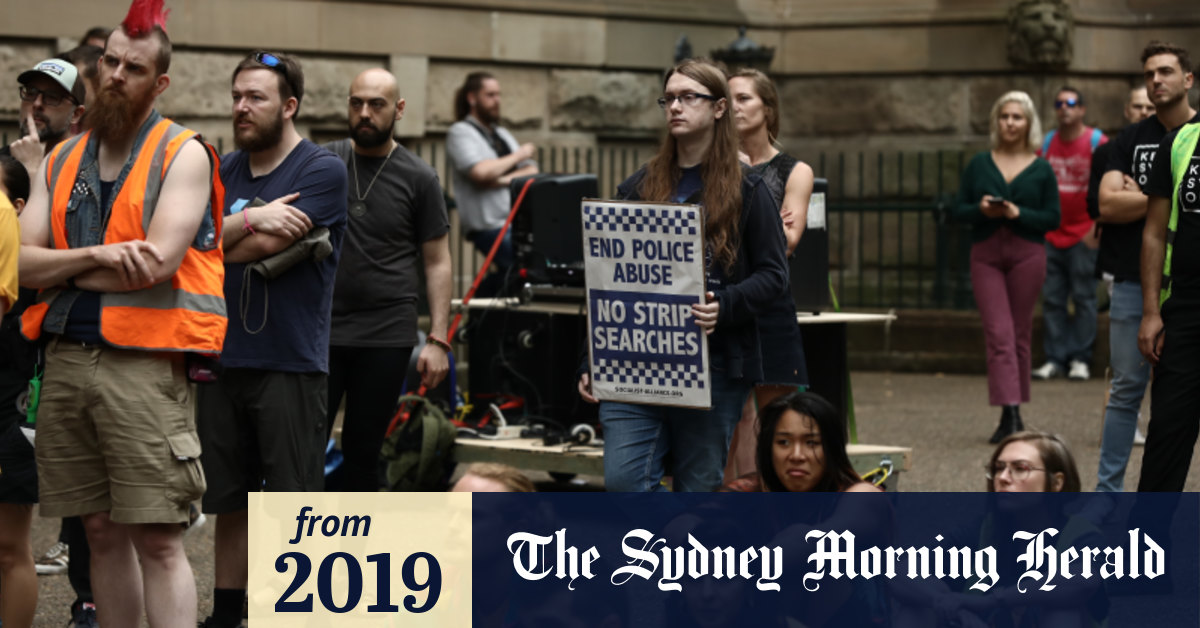 Protesters demand pill testing and end to strip searches