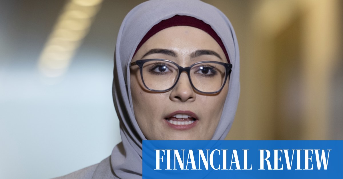 Labor senator Fatima Payman crosses the floor over Palestine