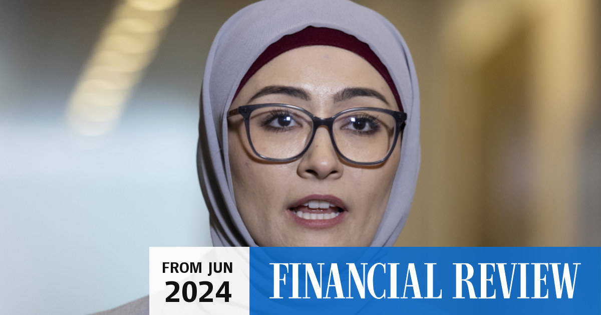 Labor senator Fatima Payman crosses the floor over Palestine