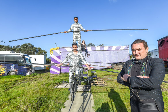 It's a balancing act, but local whip round keeps stranded circus going