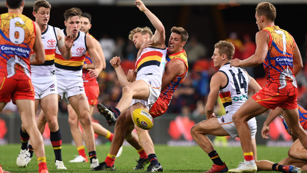 Hocking tackles change and makes himself a target