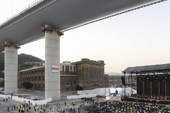 'Italian excellence': New Genoa bridge opens road to recovery