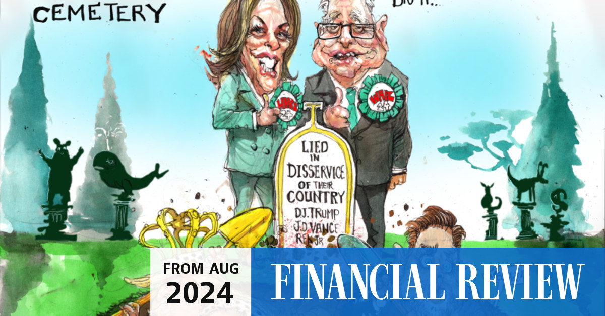 David Rowe cartoons for the Australian Financial Review July 2024